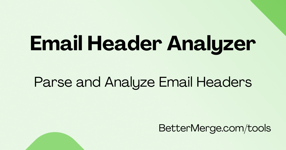 Free Email Header Analyzer - Parse and Analyze Email Headers