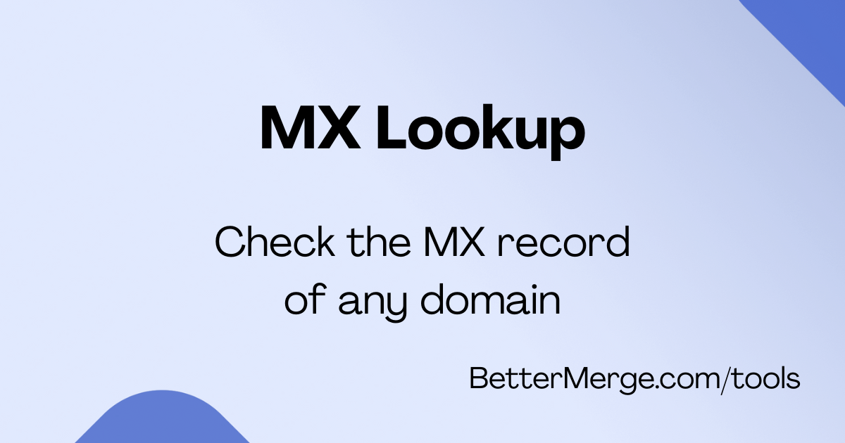 Free MX Lookup Tool - Check Domain Mail Exchange Records Instantly